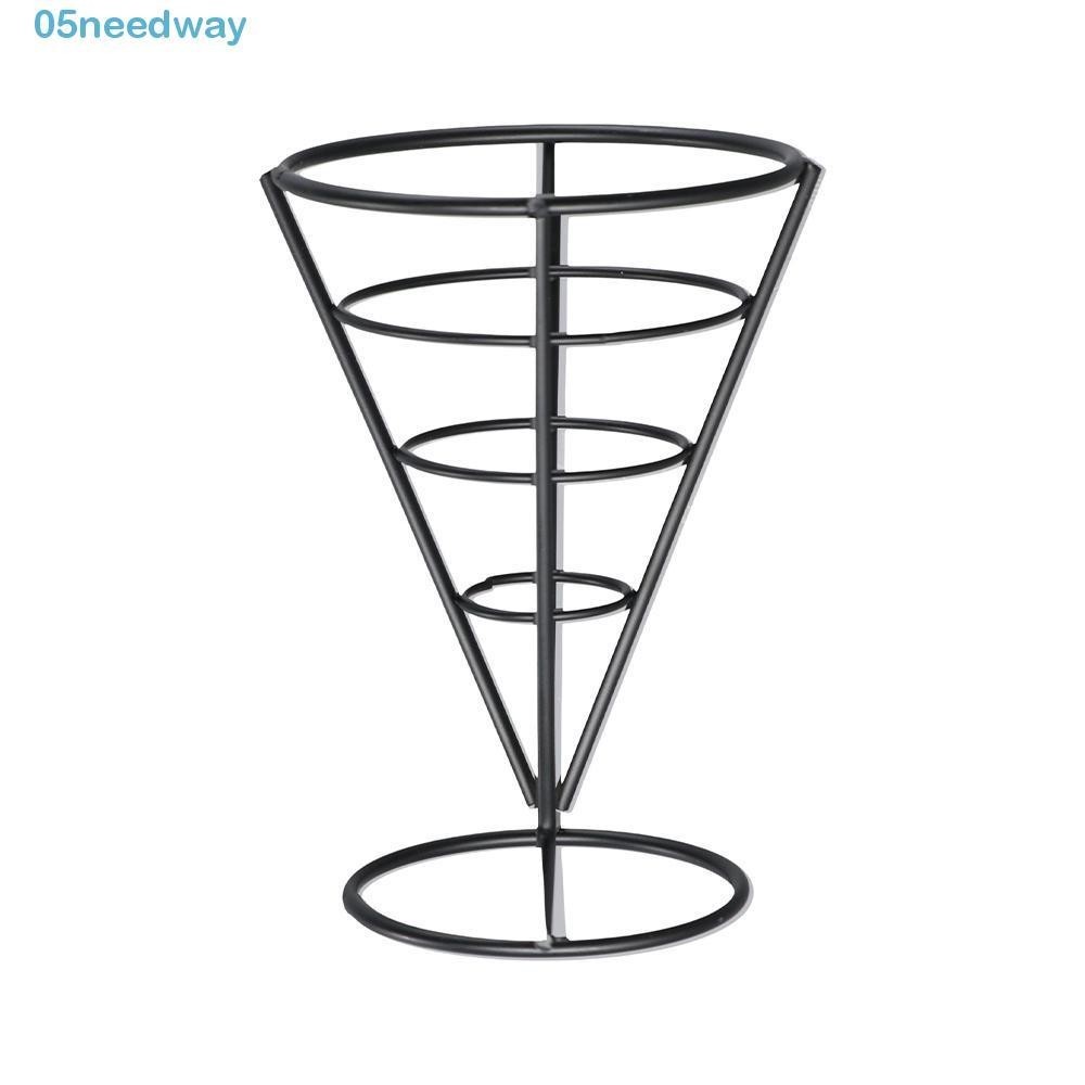 NEEDWAY French Fries Rack Cone Stainless Steel Cafe Bar Snack Rack ...