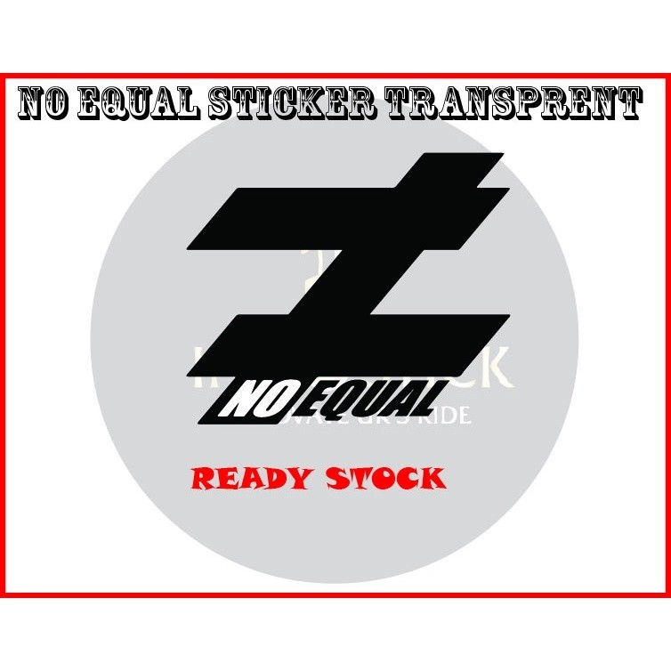 Sticker NO EQUAL Car fuel cap & Motor body sticker | Shopee Malaysia