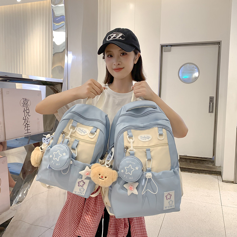 Japanese Women Backpack Waterproof Nylon School Bag For Girls Large ...