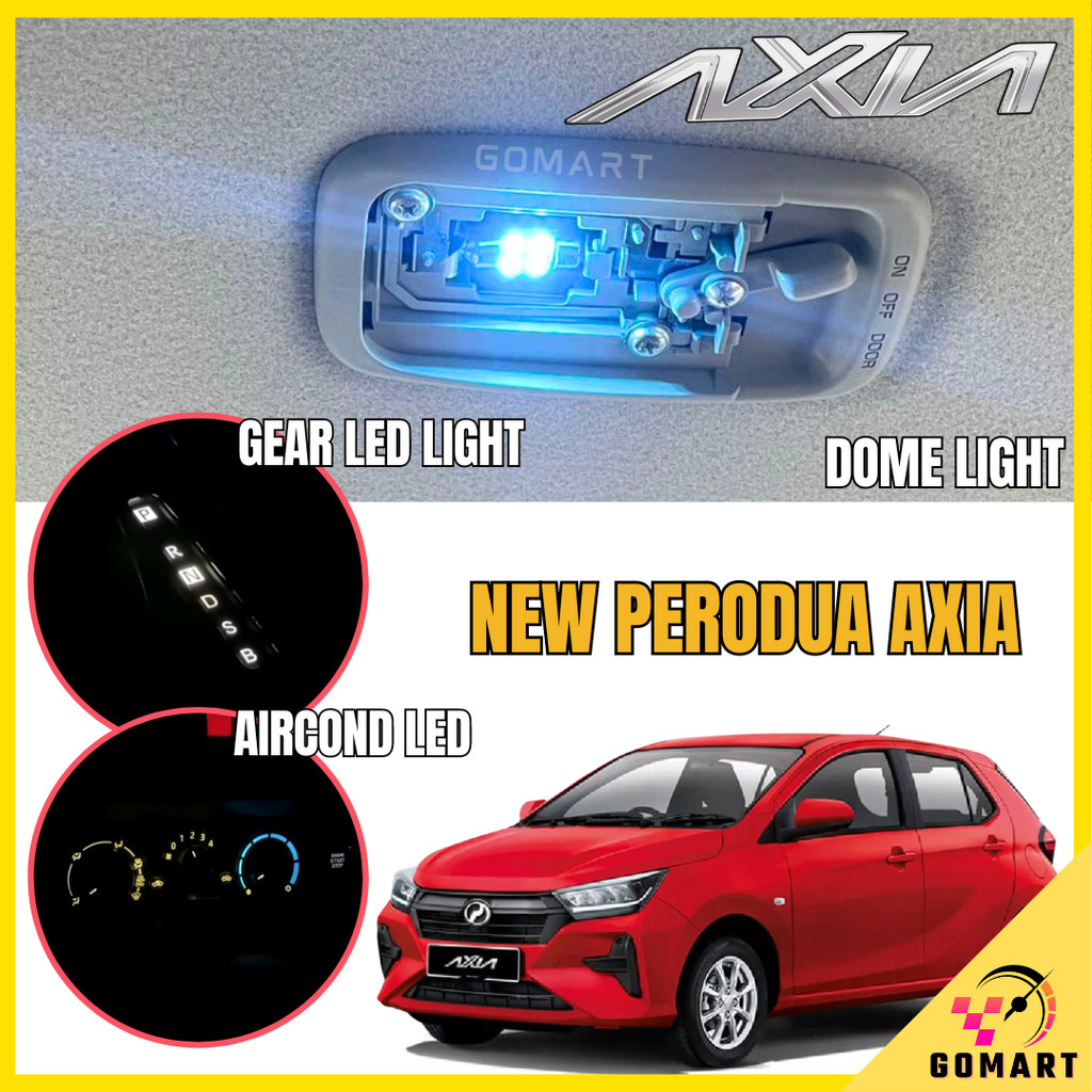 PERODUA AXIA 2024 LEB LIGHT BULB Car Room Interior Dome Gear Meter Air ...