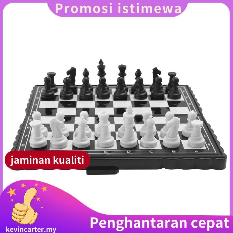 5x5 Inch Chess Portable Plastic Folding Board With Magnetic Chess Game Mini Chess Set Puzzle ...