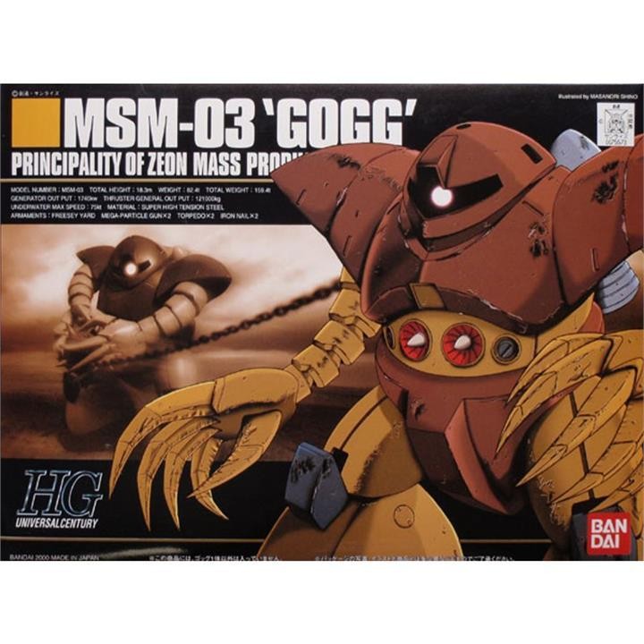 Bandai MSM-03 Gogg Gundam 'GOGG' HGUC Model Kits 56831 | Shopee Malaysia
