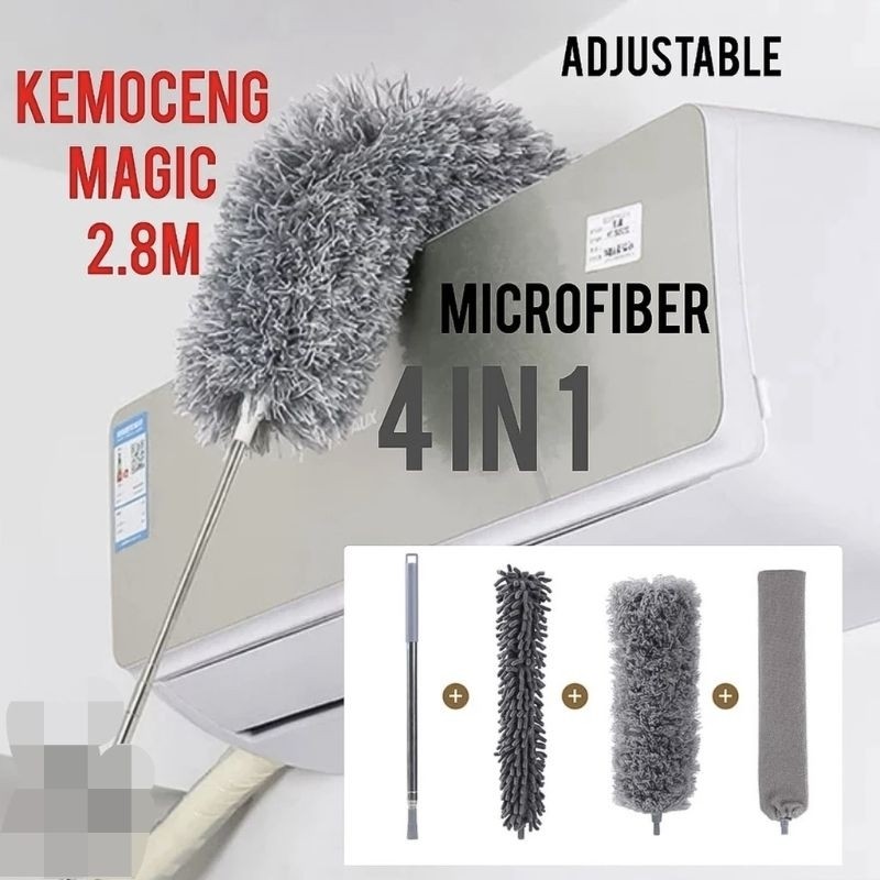 YG 4in1 MAGIC Duster 2-8 Meters Microfiber Adjustable Bendable Dust ...