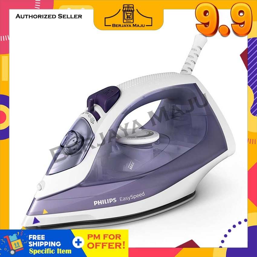 Philips 2000W Ceramic Soleplate Steam Iron GC1752/36 / GC1752 | Shopee ...