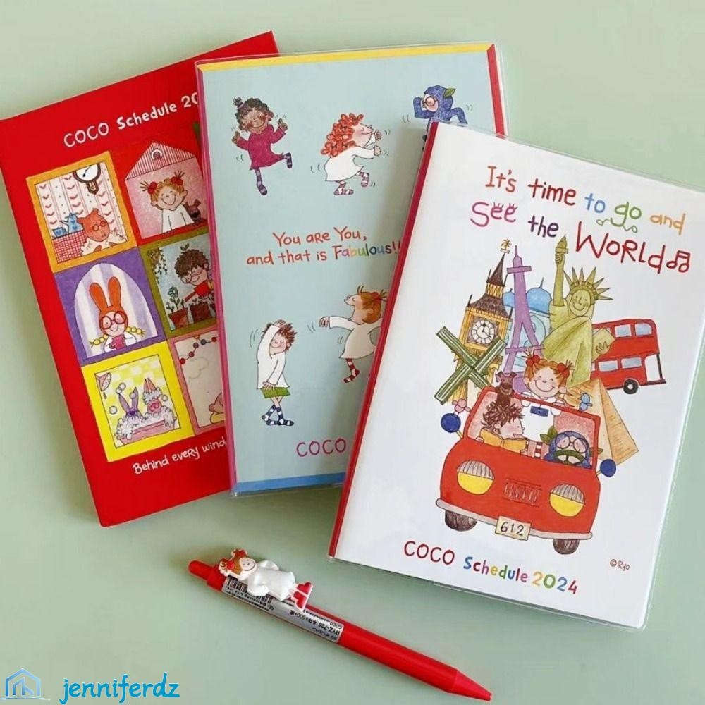 JENNIFERDZ Coco Sauce Stickers, Color Inner Niche Coco Girl's Handbook ...