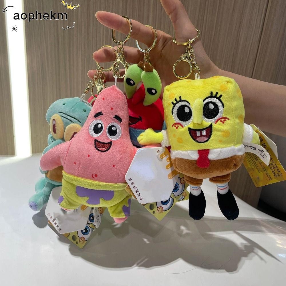 AOPHEKM Spongebob Plush Keychain, Patrick Star Squidward Cute School ...