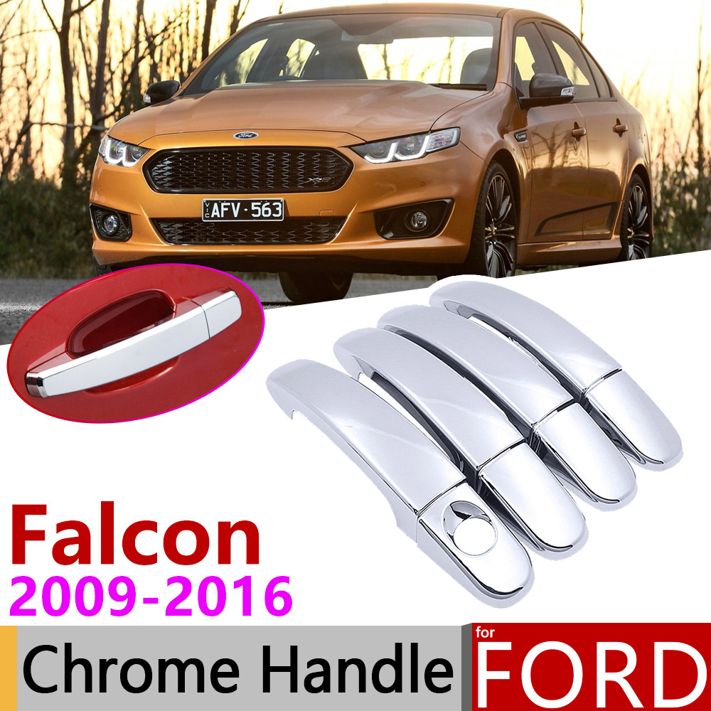 for Ford Falcon FG FGX G6E XR6 XR8 XT 2009 2016 Chrome Door Handle Cover Car Accessories Stickers Trim Set 2010 2012 2013 2015 Shopee Malaysia