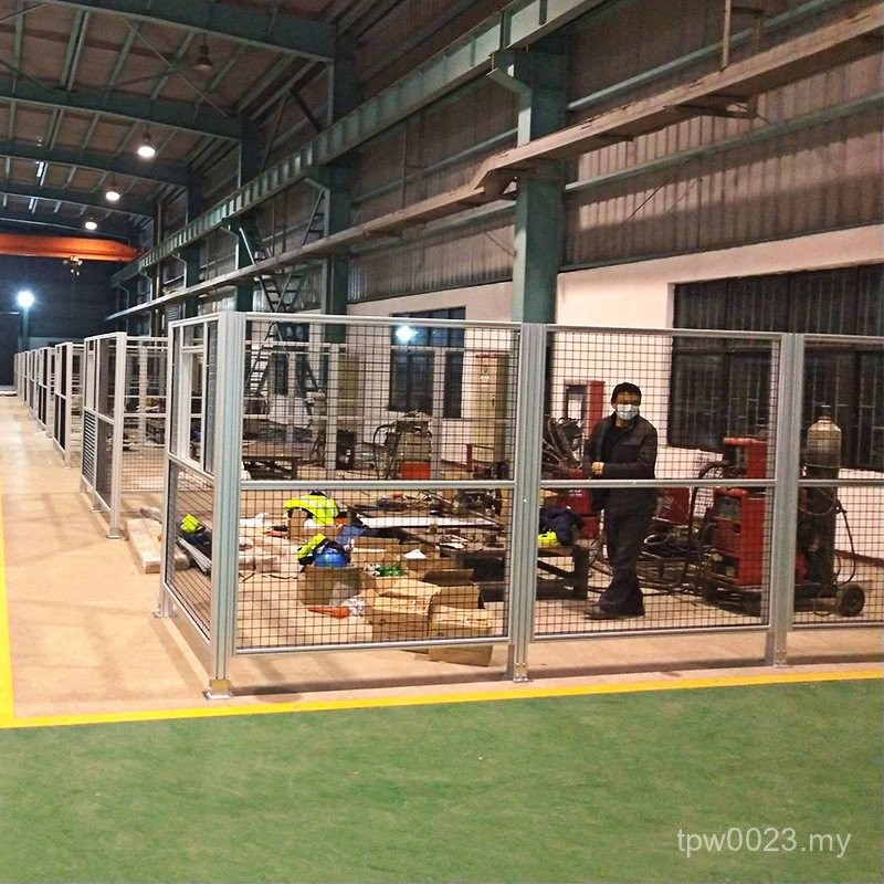 Profil aluminium pagar partition bilik motor kilang pagar peralatan ...