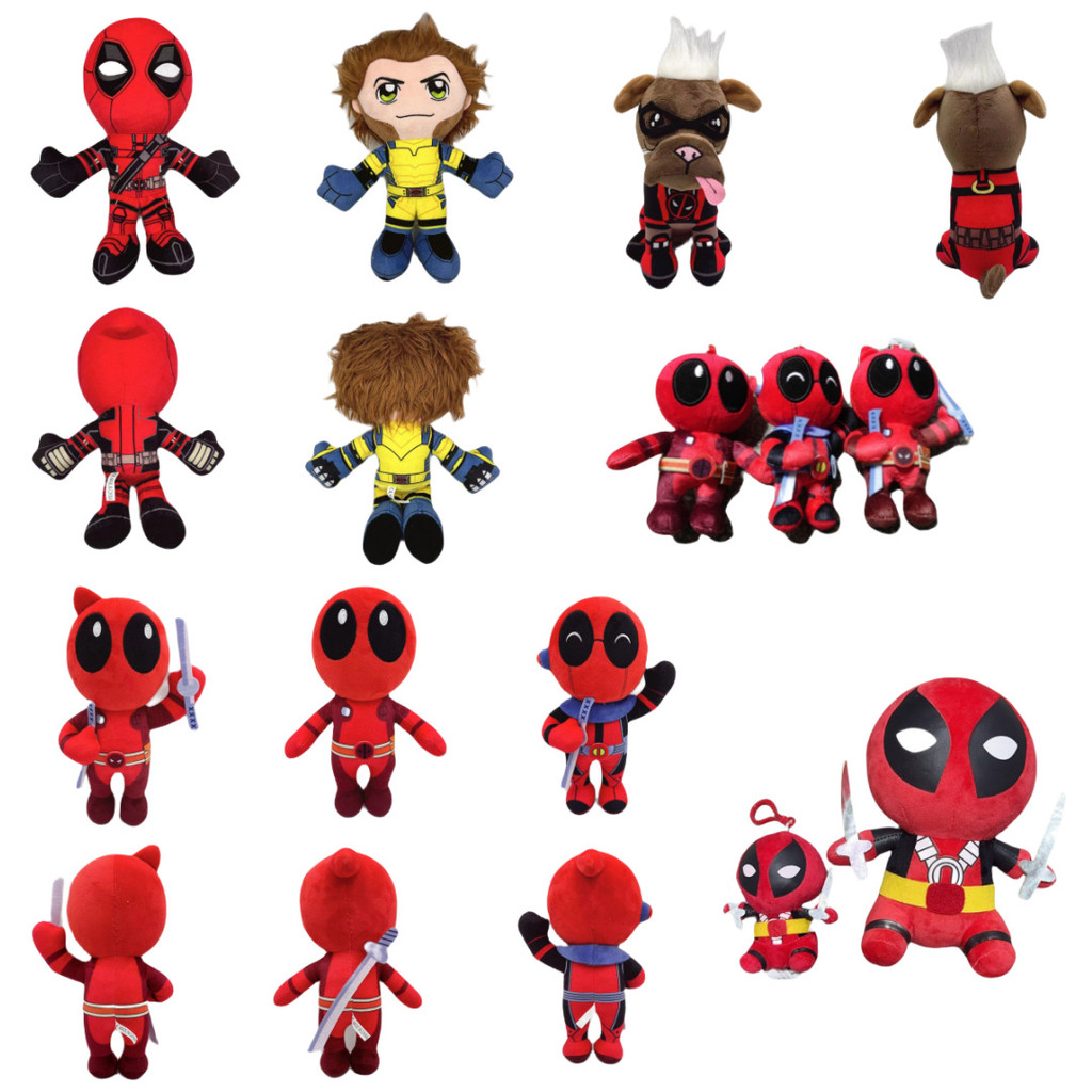 Deadpool & Wolverine plush toy gift for kids | Shopee Malaysia