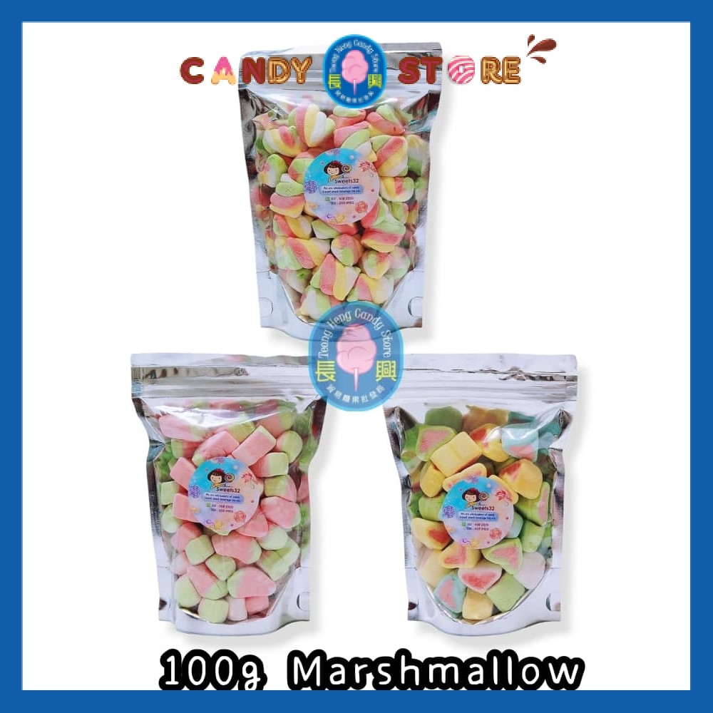 MARSHMALLOW【100gm】Sweets32 Marshmallow Mix Design HALAL (repack ...