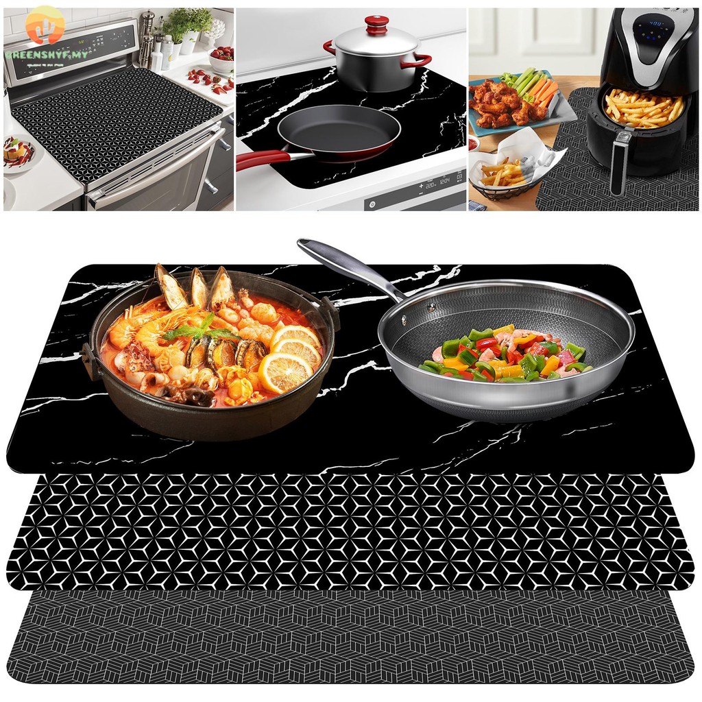 Induction Cooktop Mat Silicone Induction Cooker Covers Heat-resistant ...