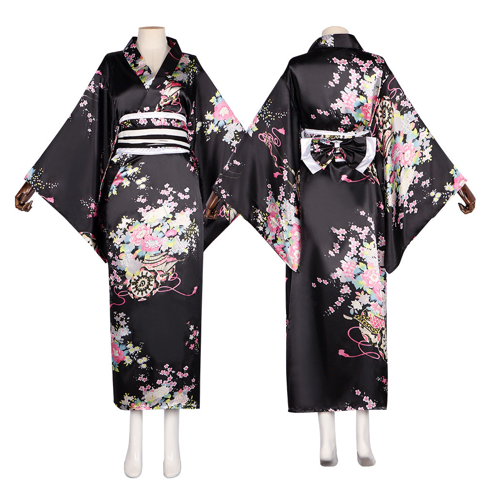 Japanese Kimono Japanese Traditional cos Costume Ladies Formal Costume ...