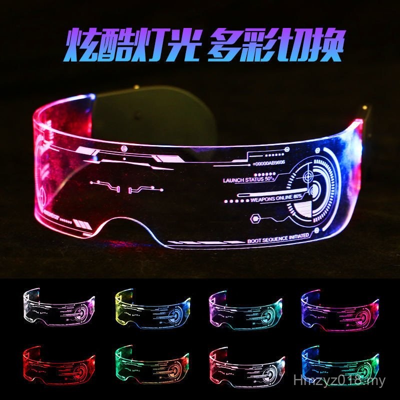 ledScience Fiction Luminous Glasses Future Technology Sense Glasses ...