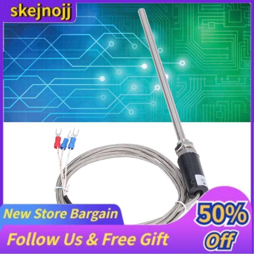 Skejnojj PT100 Temp Sensor Thermocouple Probe Temperature Shielded Wire ...