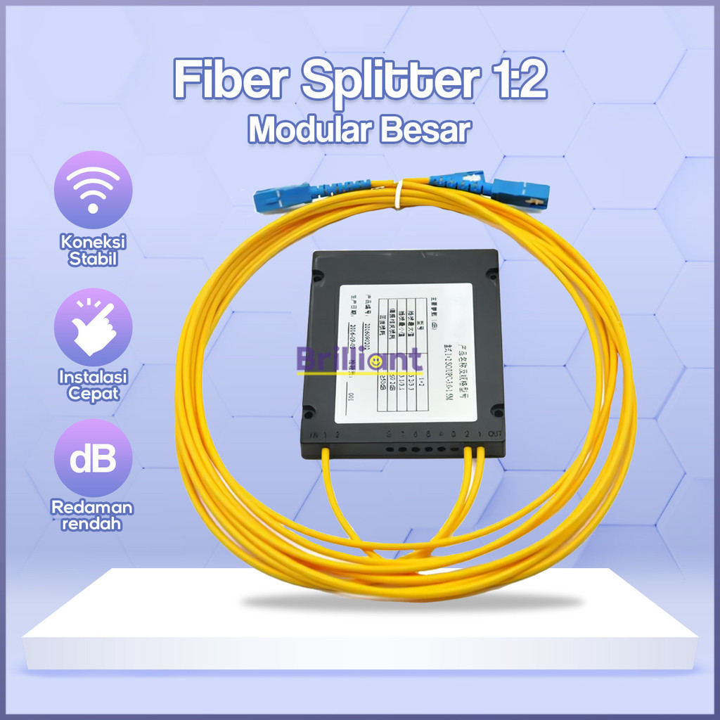 Passive Splitter Large Modular Splitter 1 2 SC UPC Fiber Optic Passive Spliter | Shopee Malaysia