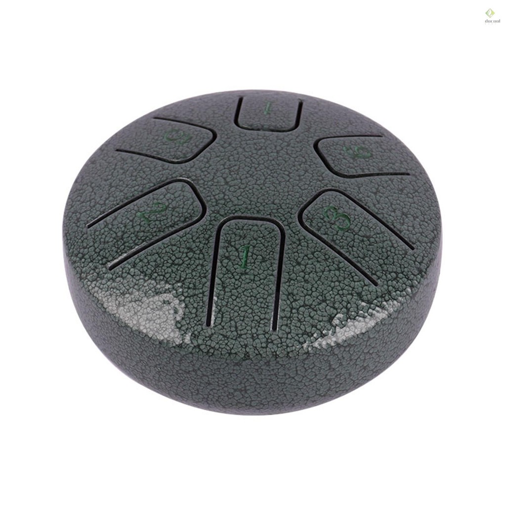 6 Notes 3.8-inch Mini Steel Tongue Drum Hand Pan Drum Zen Drum ...