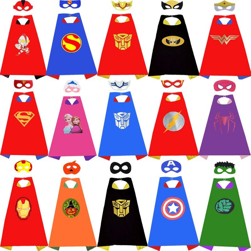 Children Superman Cloak Cloak Male Spiderman Ultraman Captain America ...