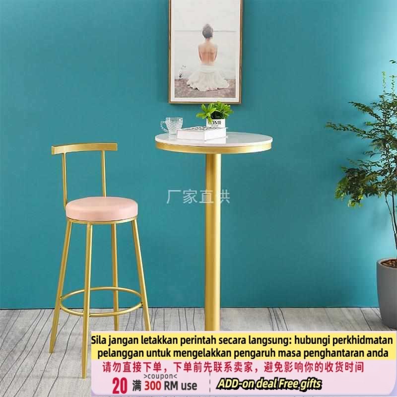 Get 7% coupon+gift】 Bar Counter round High Bar Table Commercial Small ...