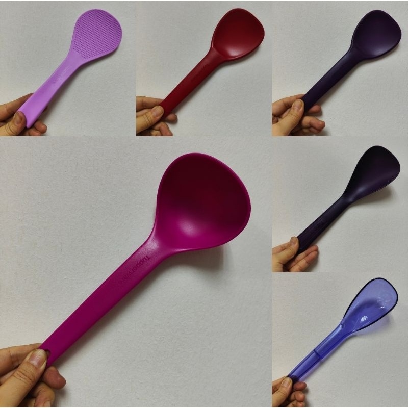 💖💖 Tupperware Standing Rice Spoon / Blossom Ladle / Crystalline Ladle ...