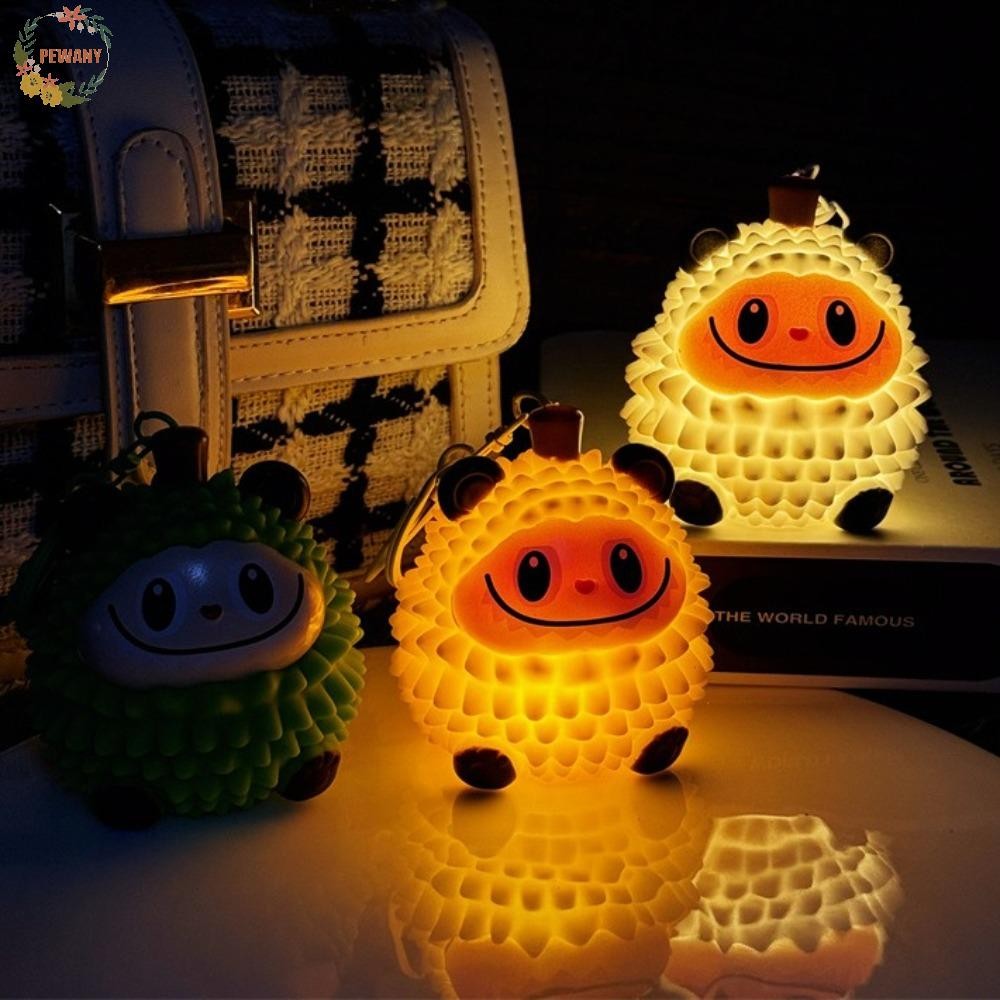 PEWANY Durian Key Ring, Cute Plastic Labubu Keychain, Mini Creative ...
