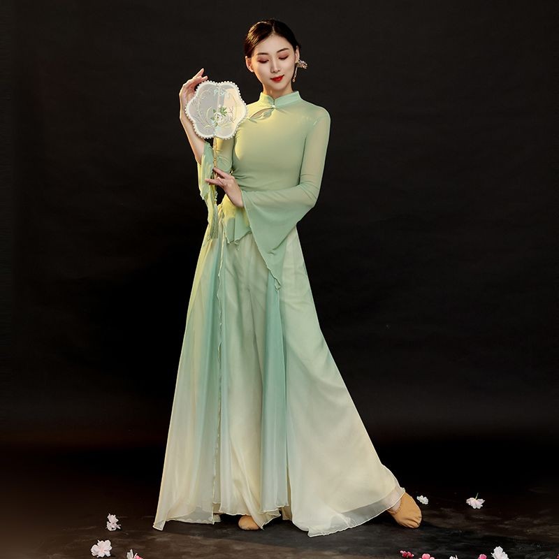 Classical Costume Body Rhyme Gauze Practice Costume Dance Costume ...