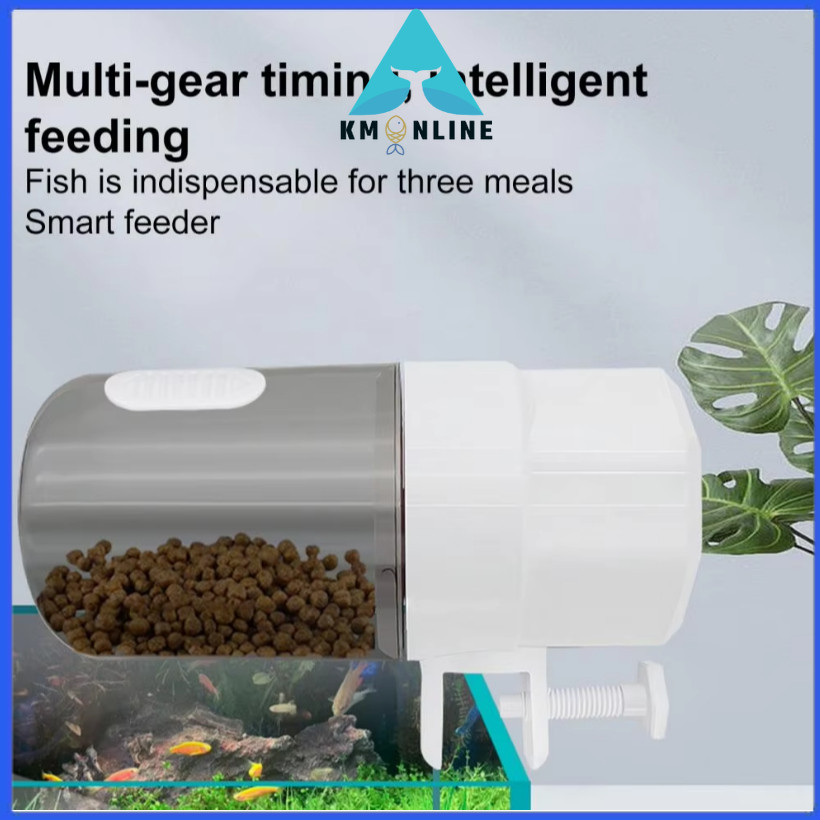 Fish Tank Feeder 3 Gear Timing Bite Mute Fish Feeder Aquarium ...
