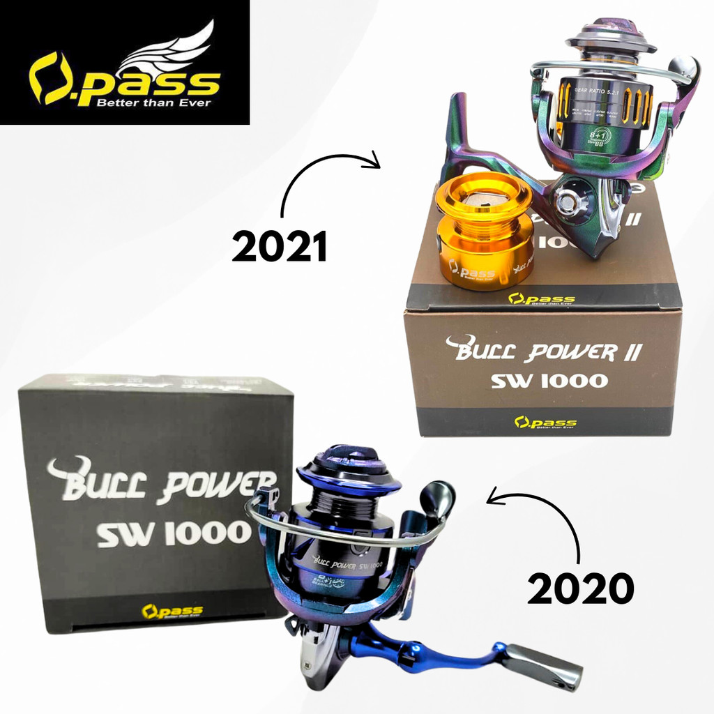 20' 21' OPASS BULL POWER SW UL SPINNING REEL🔥Ready Stock🔥 100% Original ...