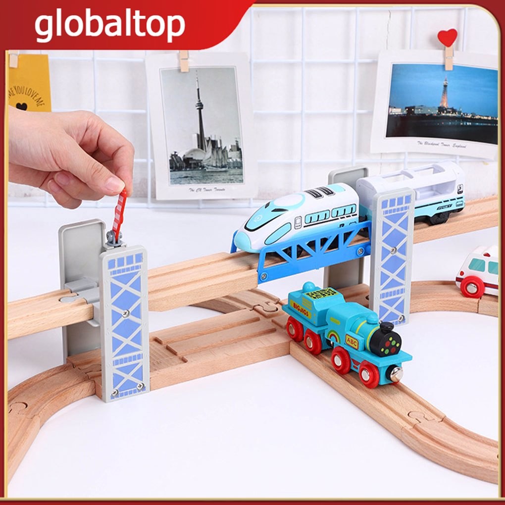 Imaginative Wooden Double Deck Bridge Fun And Educational Realistic ...