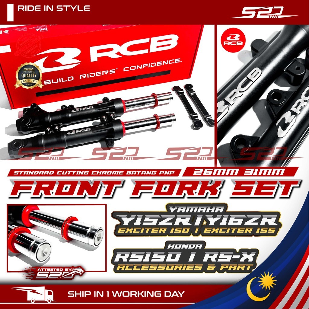 Front Fork Set RCB FE Y15 Y15ZR Y16 Y16ZR RS150 RSX 150 26MM 31MM PNP ...