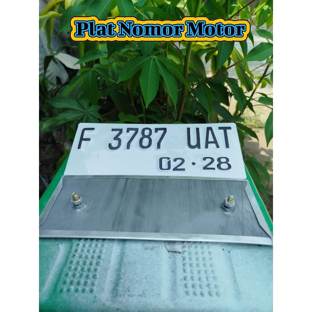 Latest Font Custom Motorcycle Number Plates | Shopee Malaysia