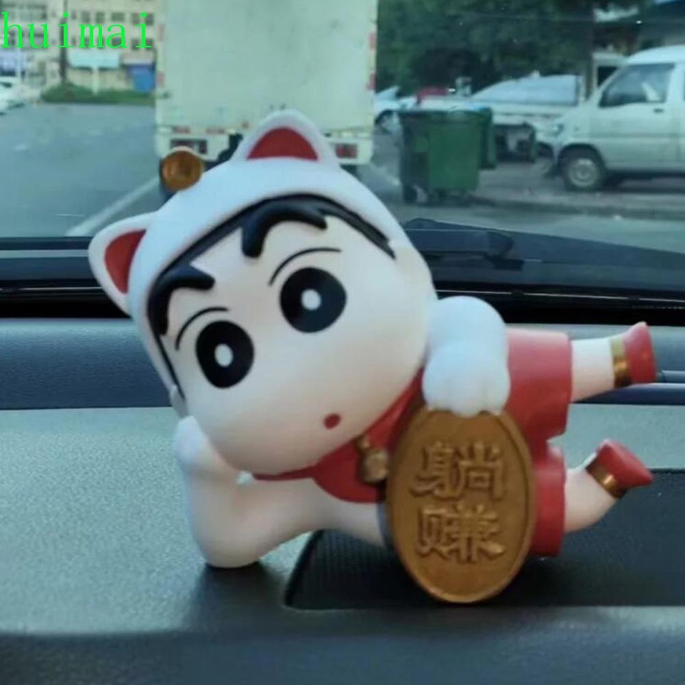 HUIMAI Crayon Shin-Chan Figure, Make Money Lying Down Shinnosuke Nohara ...
