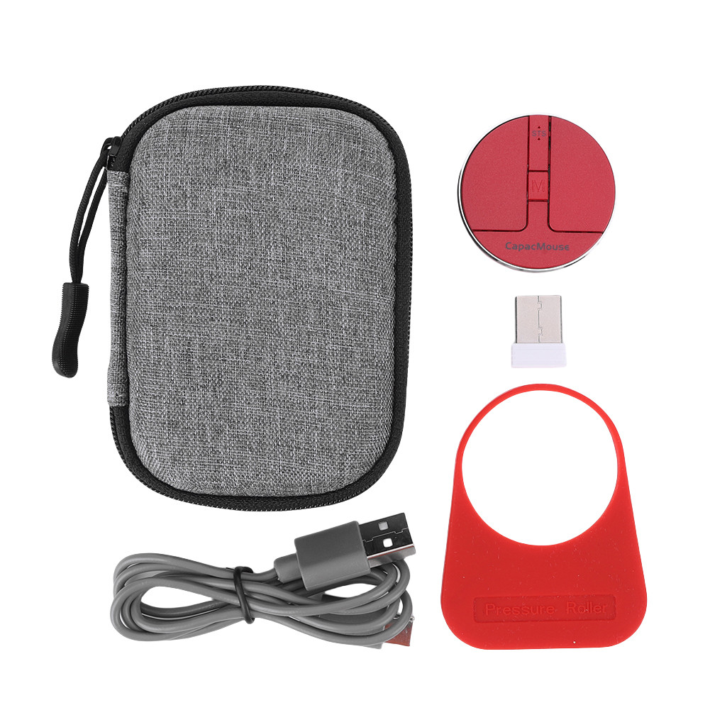 Wireless Mouse Computer Mice 3 Adjustable DPI Mini Capacitive Mouse ...