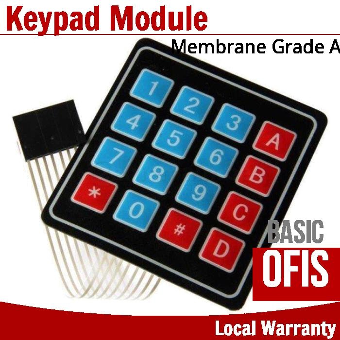 4X4 Matrix Membrane Keypad for Robotic Arduino Rasberry | Shopee Malaysia