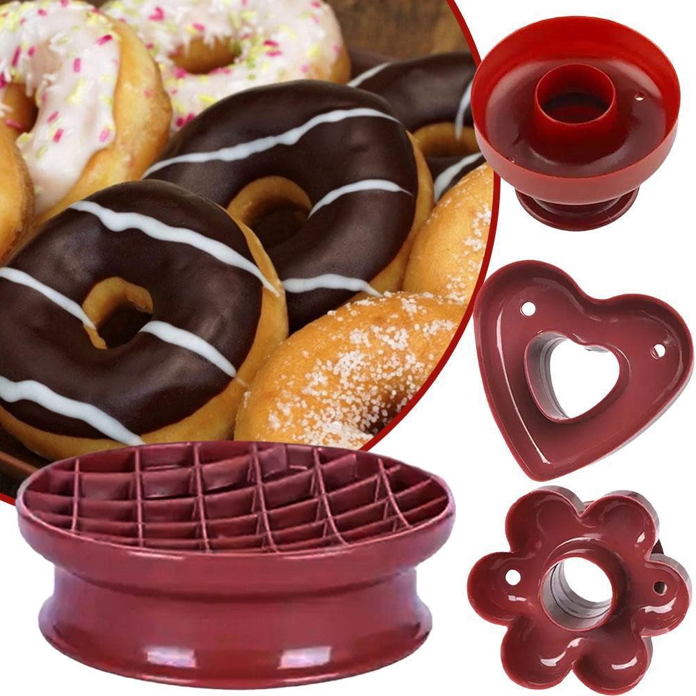 Plastic Donut Cookie Cutter Mold Diy Baking Doughnut Baking Cutter ...