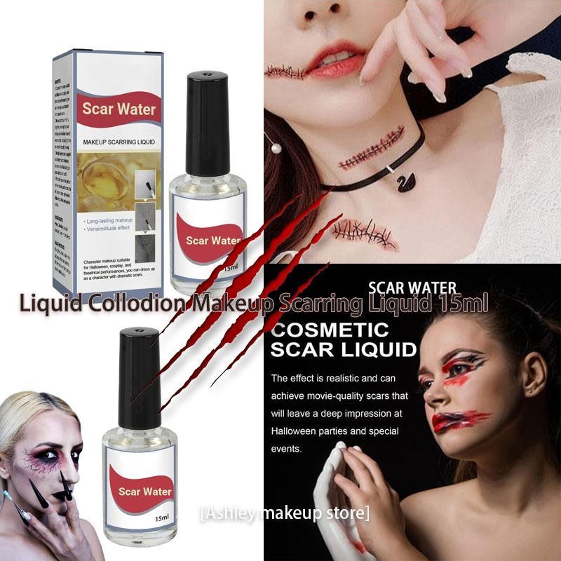 Liquid Collodion Makeup Scarring Liquid 15ml Realistic Scar Liquid with ...