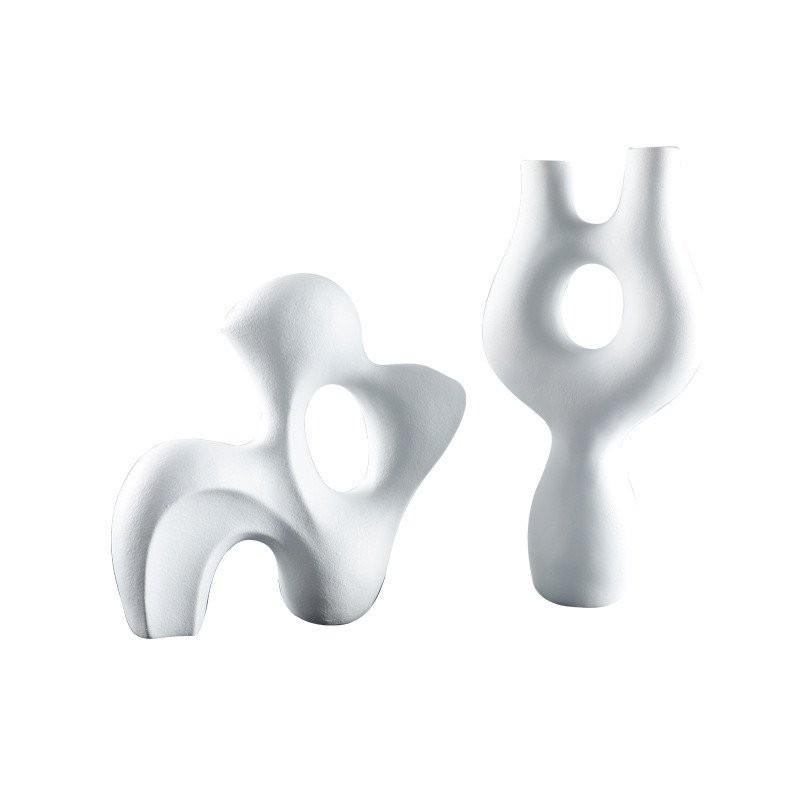 Ringkas dan moden kreatif Nordik abstrak damar alat letak barang rumah ...