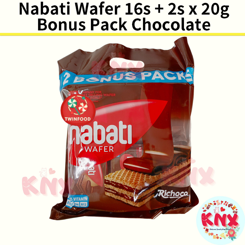 18pcs x20g Nabati Wafer FAMILY PACK Delicious Snack | Shopee Malaysia