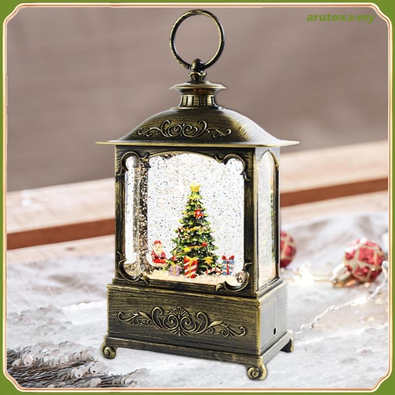 [ArutoxaMY] Christmas Music Box Lighted Christmas Lantern Hanging Xmas ...