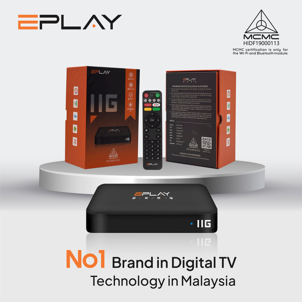 Hot Eplay 11G android TV Box, Support 4Kx2K & Full HD video output ...