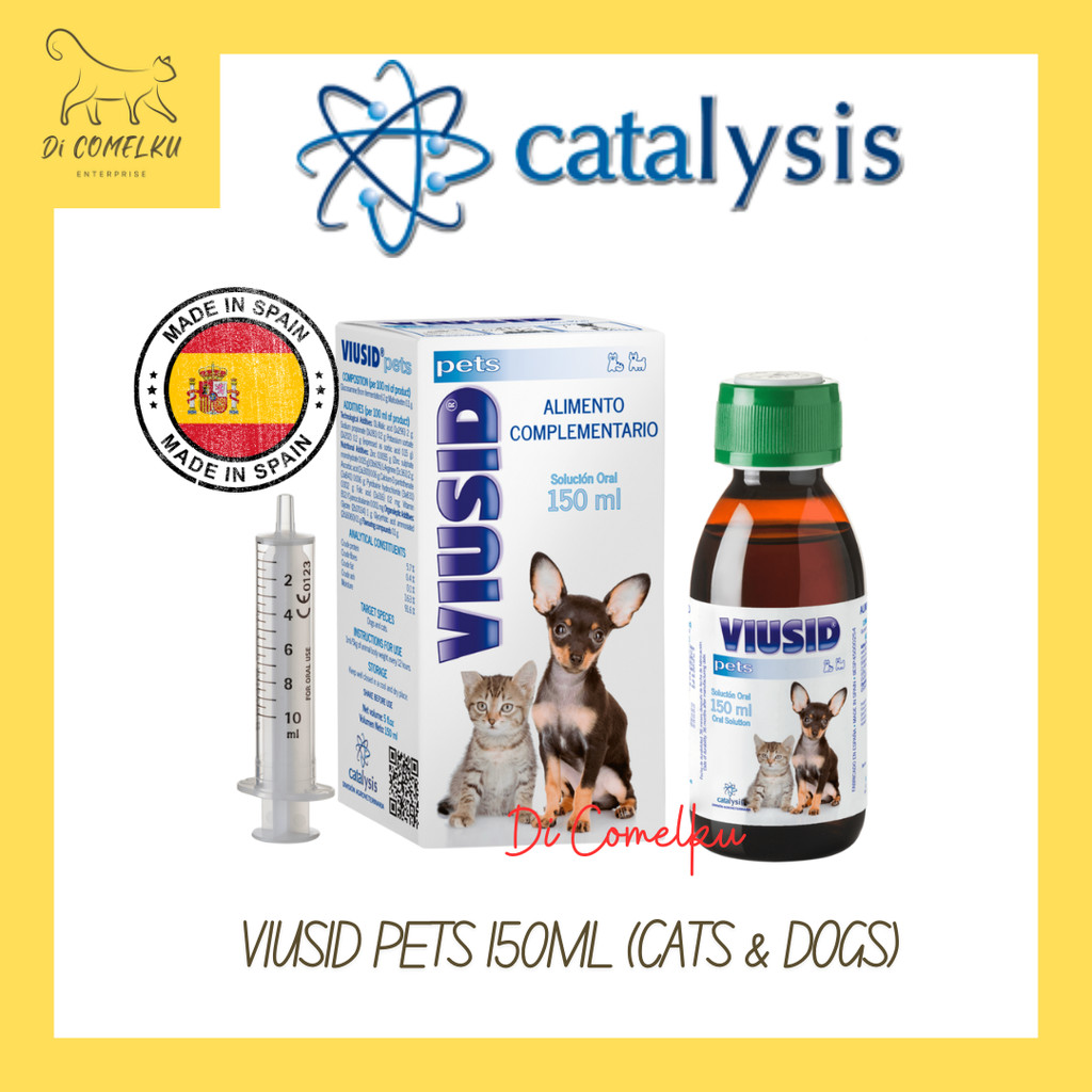 (150ml) CATALYSIS VIUSID for Cat & Dog Immune System (Made in Spain ...