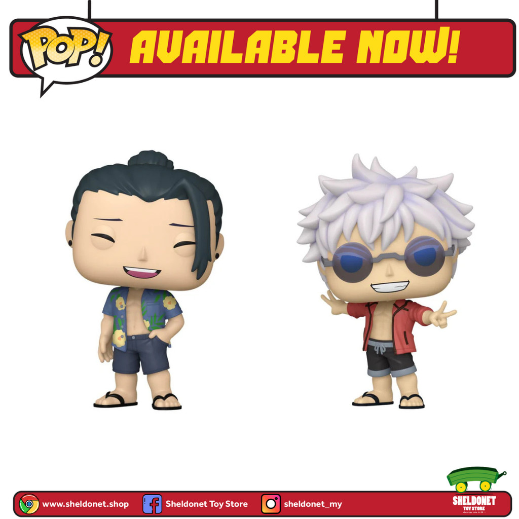 [IN-STOCK] Funko Anime Expo Jujutsu Kaisen Twin-Pack (Satoru Gojo ...