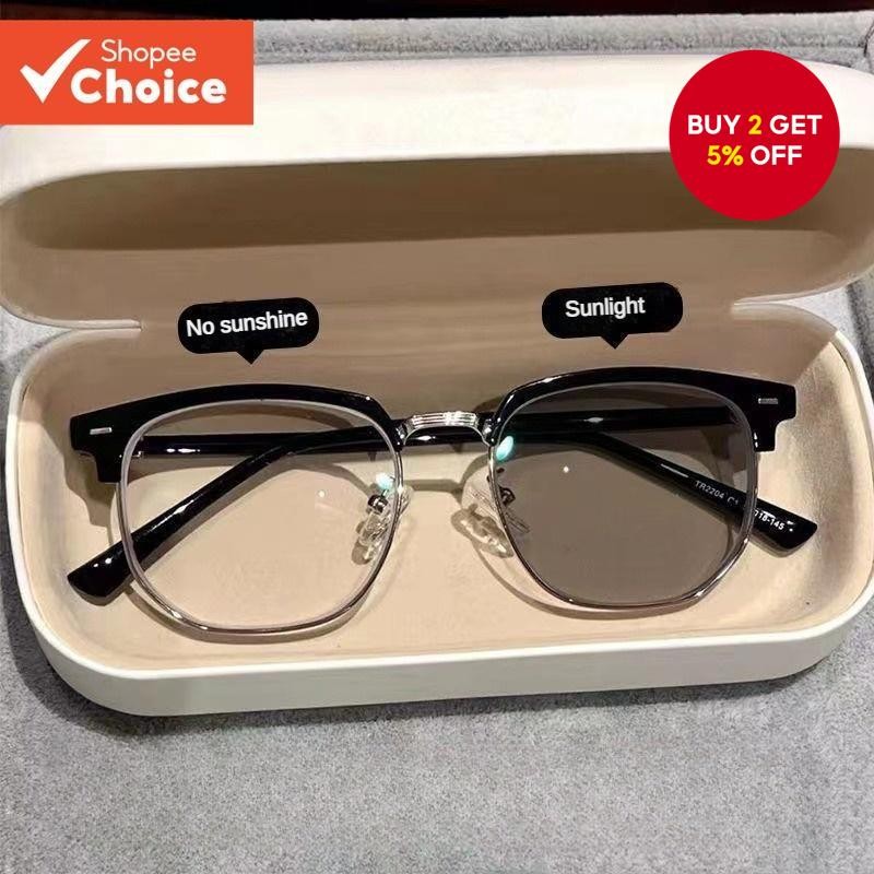 Photochromic Anti Radiation Glasses Eyeglass Eyeglasses for Woman Men ...