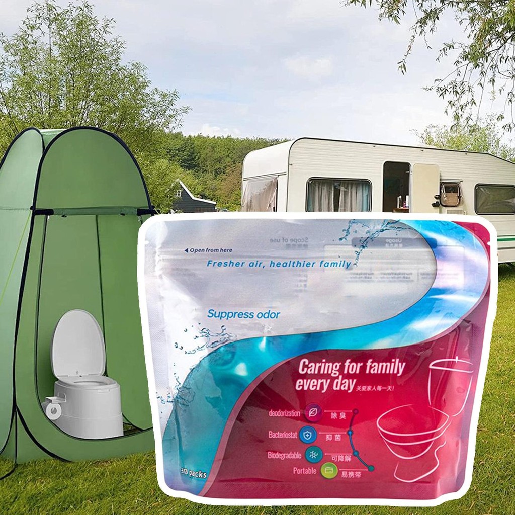 Portable Toilet Powder 30pcs/pack Urine Solidifier Neutralizer Pee ...