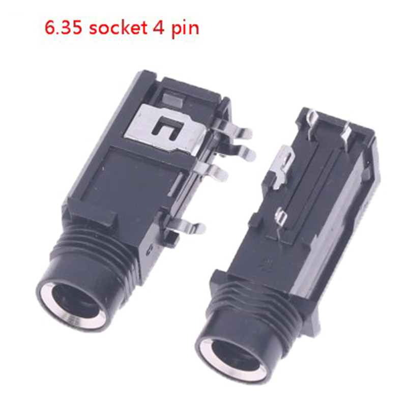 [rangevoyage2] 2PCS 6.35mm Audio Jack 3Pin Stereo Audio Socket ...