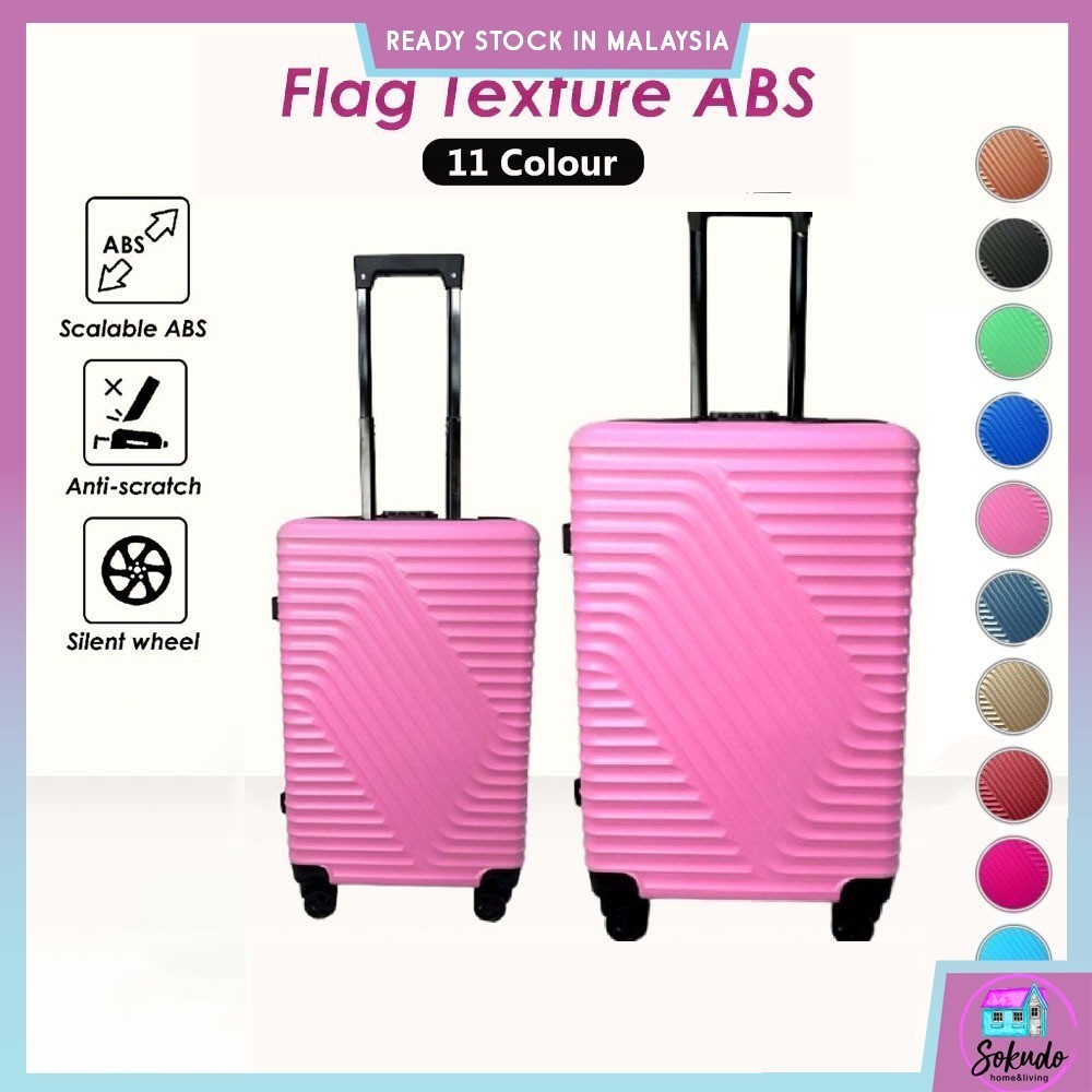 Flag texture Hard Case luggage bag 20inch 24inch ABS material suitcase ...