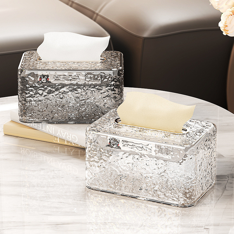 Light Luxury Transparent Tissue Box Tissue Case For Car kitchen Napkin ...