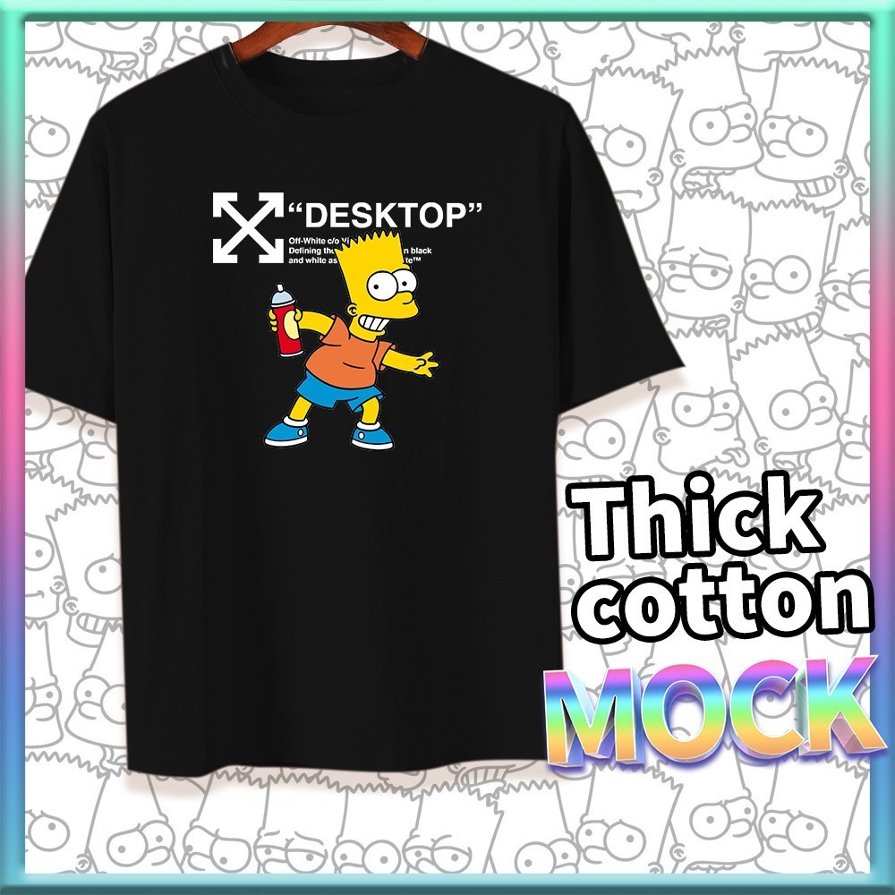 cotton T-Shirt The Simpsons Shirt Bart Simpson TS Fashion Vintage y2k ...