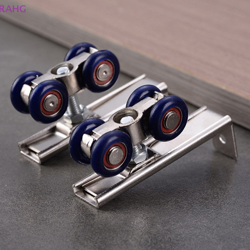 RAHG Sliding Door Roller Hardware Slide Doors Pulley 4 Wheels Home Room ...