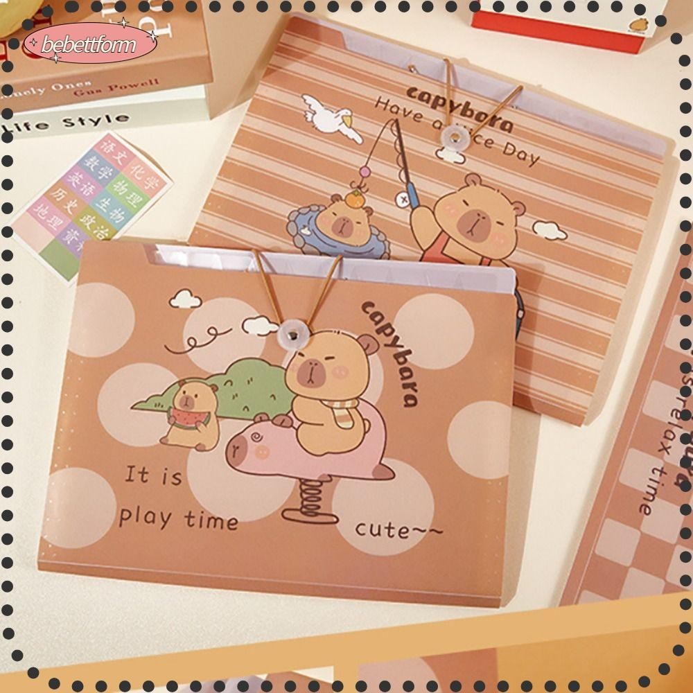 LIKE A4 File Folder, Waterproof 13 Pockets Test Paper Storage Folder ...
