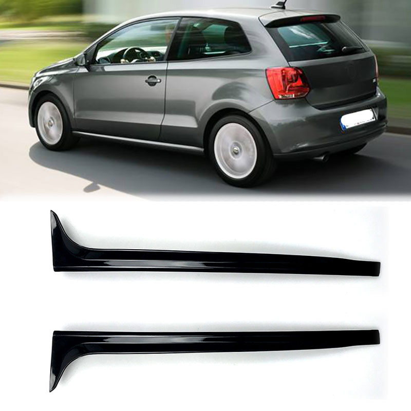 *new* 1 Pair Glossy Black Rear Window Side Spoiler for VW Polo MK5 6R 6C 2011-2017 | Shopee Malaysia